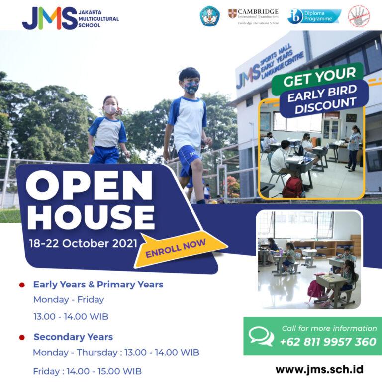 Jakarta Multicultural School Open House on October 2021 - Jakarta ...